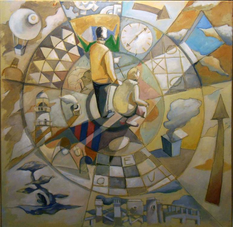 Escape from the game Painting by Alessandra Carloni | Saatchi Art