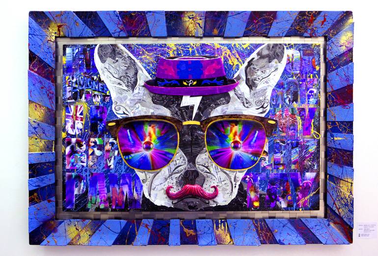 Bowie May Need A Lyft Tonight - Magazine Collage Mix Media Collage by ...