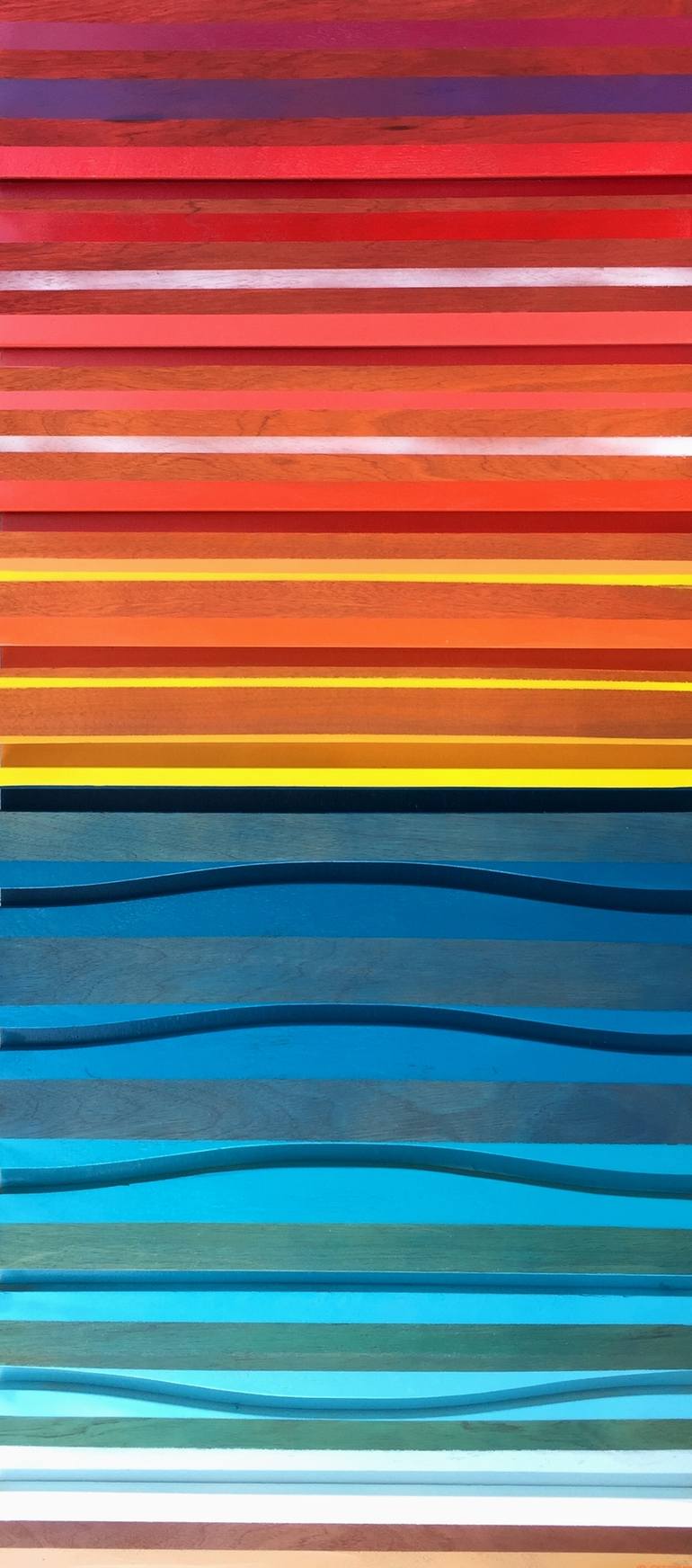 SUNSET Painting by SEGUTOART SEGUTO | Saatchi Art