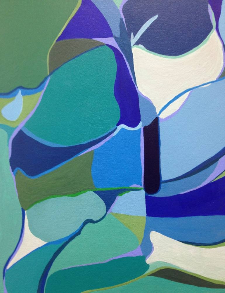 Urban Tag #1 Painting by Carolyn Scanlan | Saatchi Art