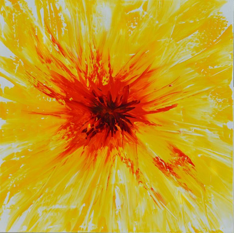 Red Splash #3 Painting by Valentina Bergman | Saatchi Art