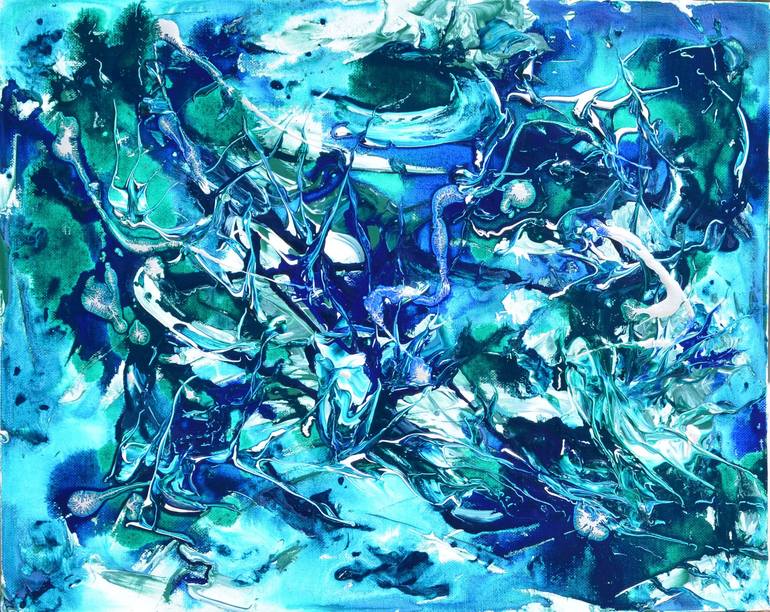 Blue Bayou Painting by Valentina Bergman | Saatchi Art