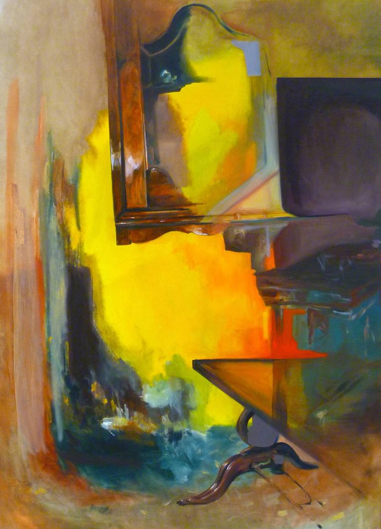 The Dining Room Painting by Alison Lucas | Saatchi Art