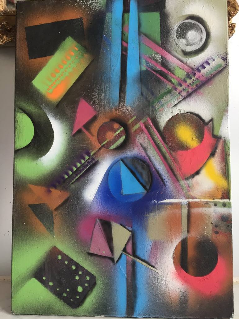 Form coming from the unformed Painting by Bank Side Leopards | Saatchi Art