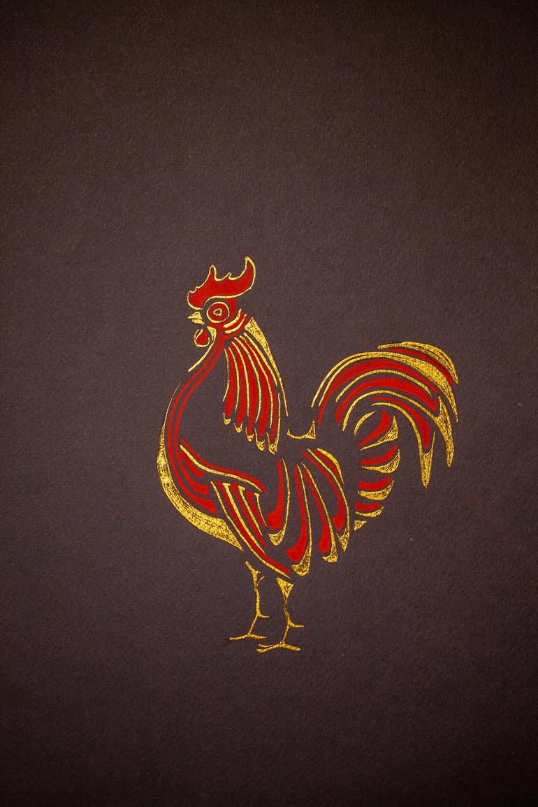 Cool Rooster Drawings