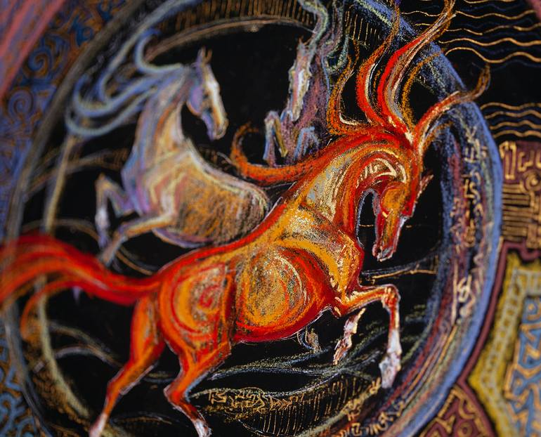 A vortex Drawing by Fefa Koroleva | Saatchi Art