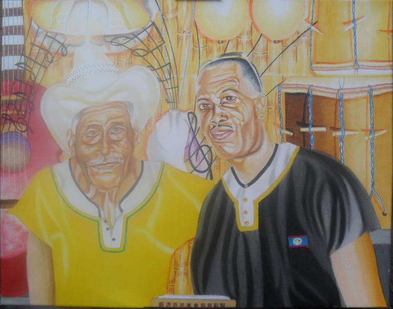 Garifuna Legends Painting by Greg Palacio | Saatchi Art