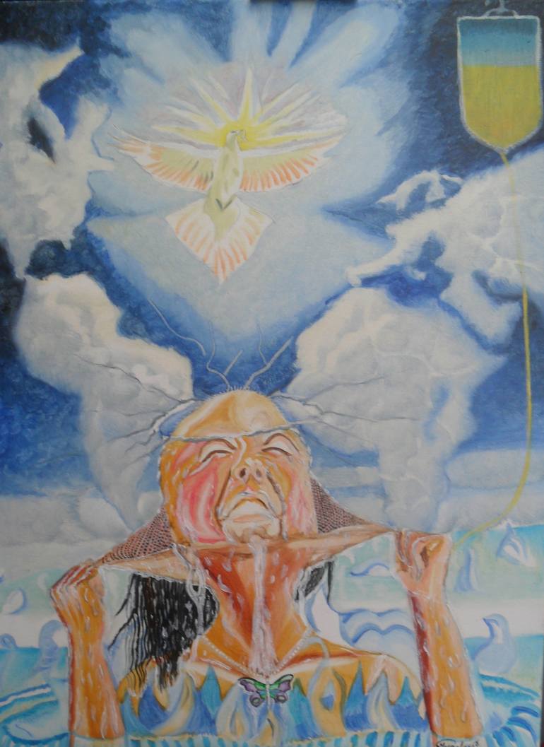 Cancer Survivor Painting by Greg Palacio | Saatchi Art