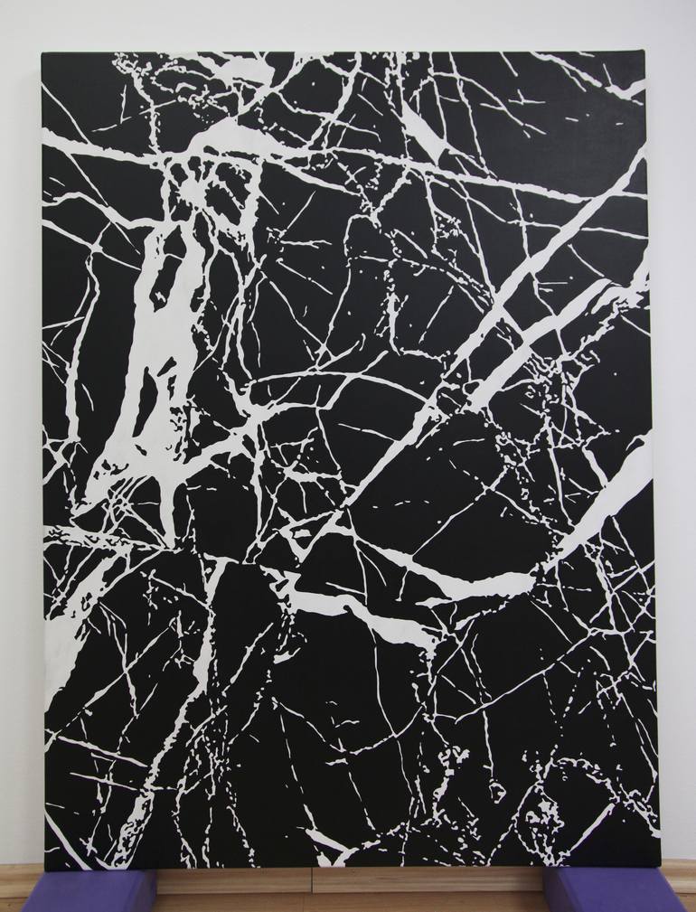 Black Marble I Painting by Kelly Foster | Saatchi Art