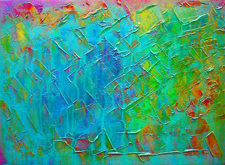 Blue Skew 2004 Painting by Graham Mileson | Saatchi Art