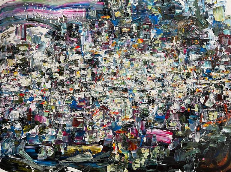 Busy Street #2 Painting by Daniel Marcoux | Saatchi Art