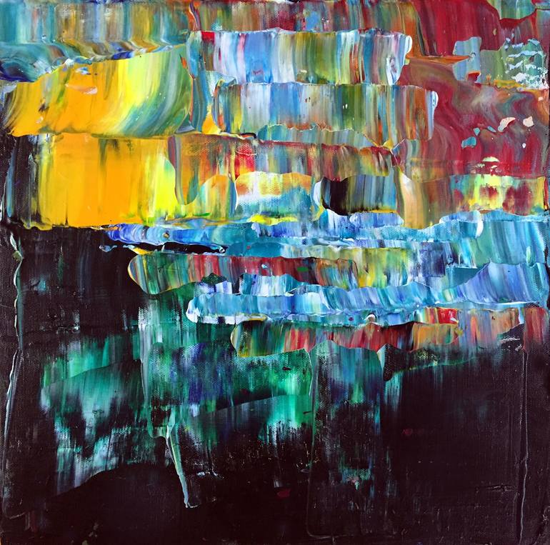aurora borealis Painting by Daniel Marcoux | Saatchi Art