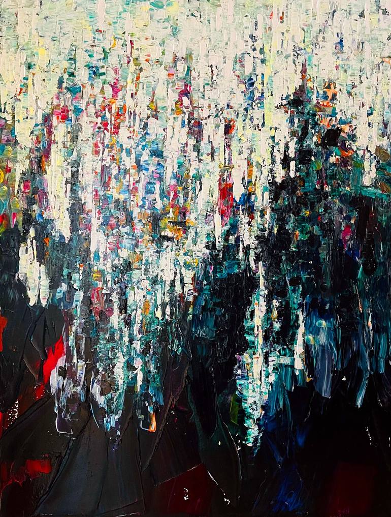 paysage nordique imaginaire Painting by Daniel Marcoux | Saatchi Art