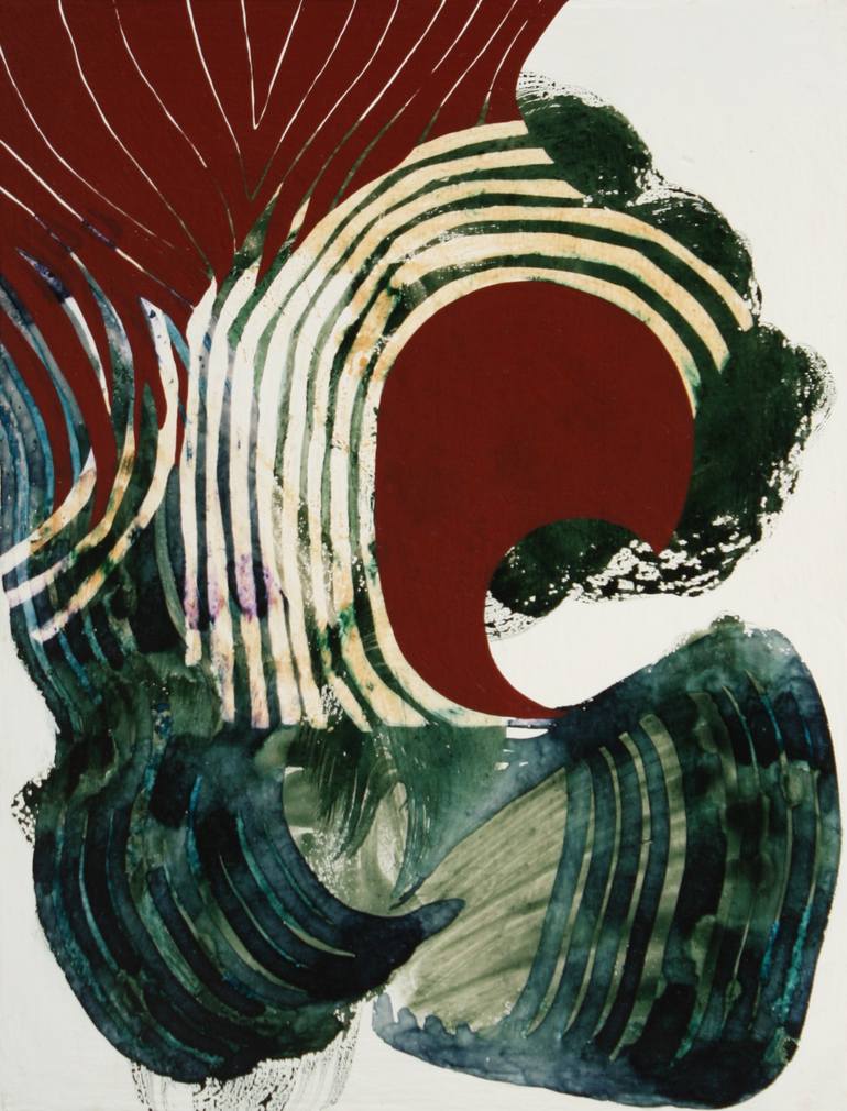 Interlocking Painting by Alice Peillon | Saatchi Art