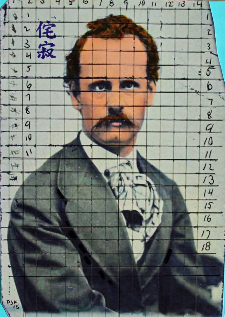 Man Who Was In A Grid Painting by Peter J Ketchum | Saatchi Art