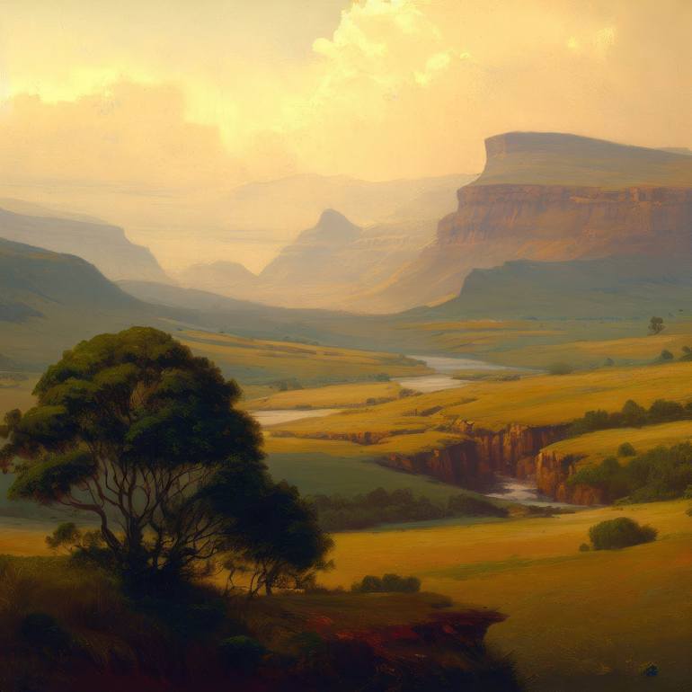 Mpumalanga 01 Painting by Nick Norris | Saatchi Art