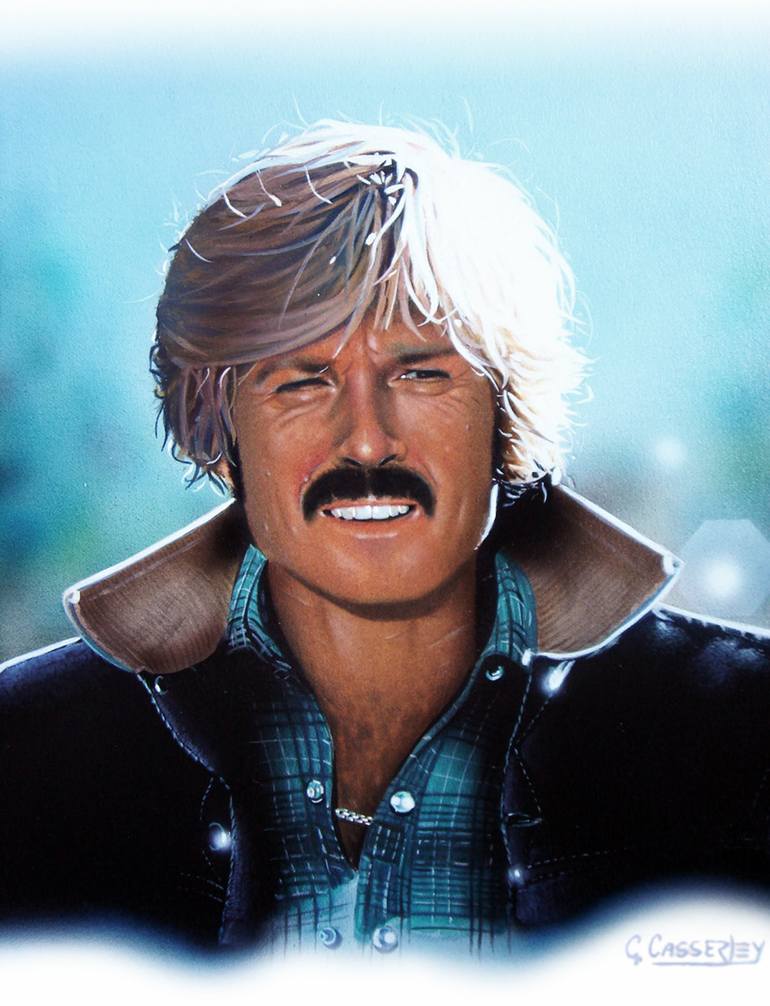Robert Redford: Painting by Ged Casserley | Saatchi Art