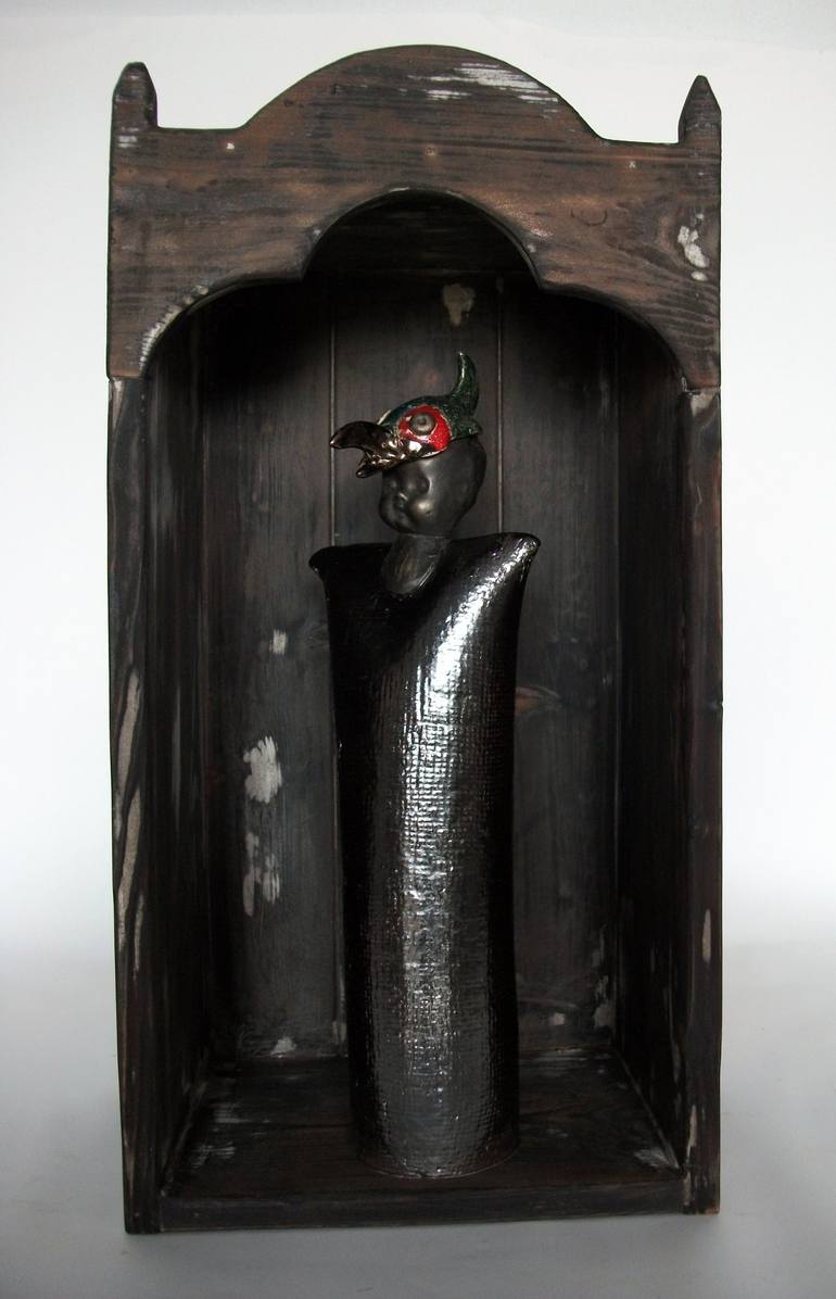 Pheasant Shrine Sculpture by Anna keiller | Saatchi Art