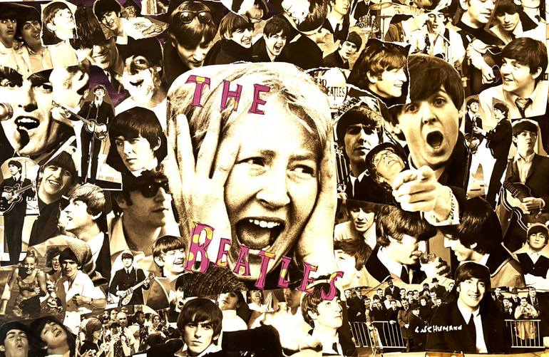 Beatlemania Collage by Carl Schumann | Saatchi Art