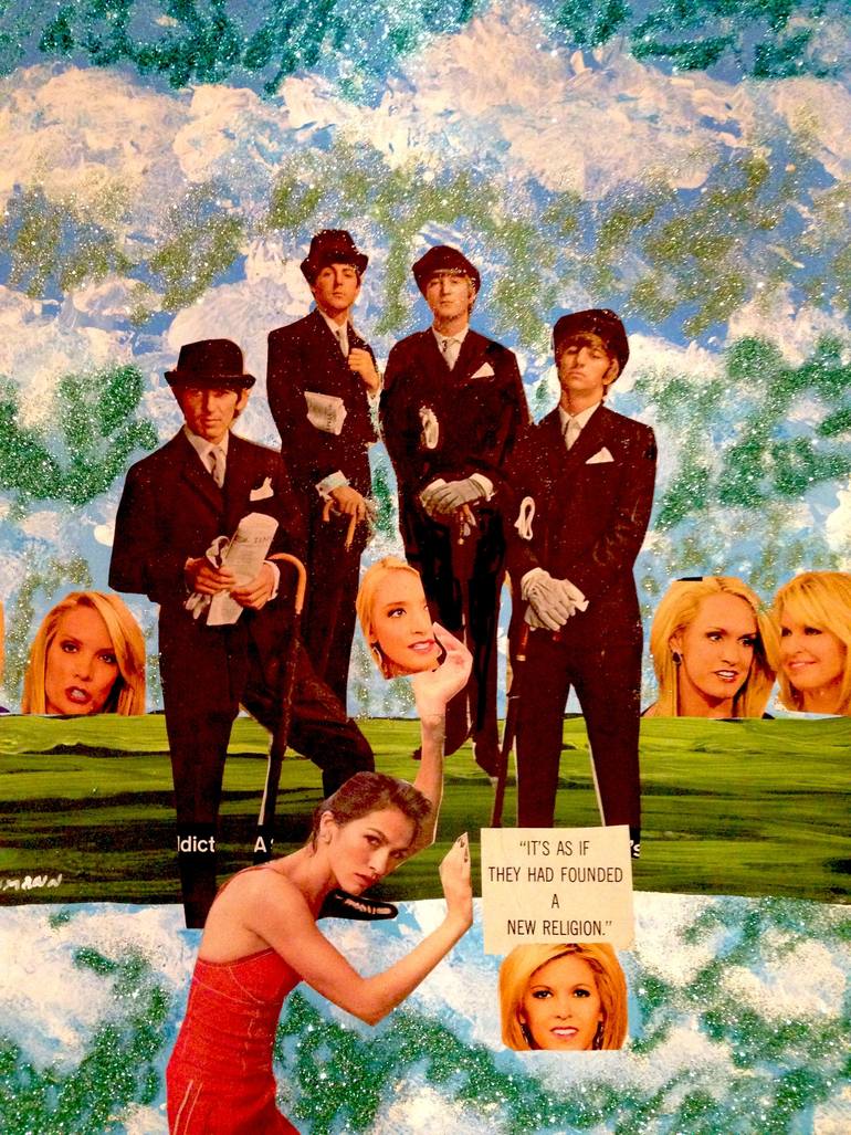 Four Gods,One Religion Collage by Carl Schumann | Saatchi Art