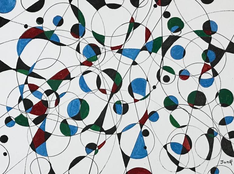 Connect Painting by Jung Nowak | Saatchi Art