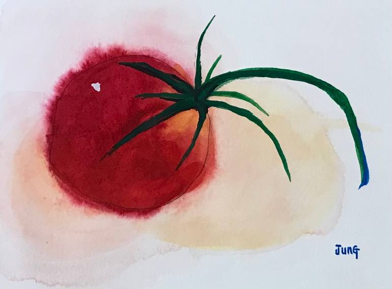 Tomato Painting by Jung Nowak | Saatchi Art