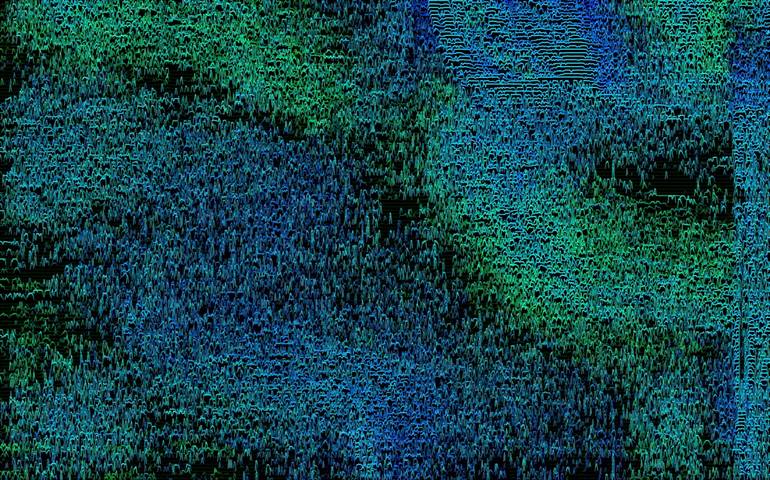 ABSTRACT BLUE FOREST, Painting by Silvia Kleyff | Saatchi Art