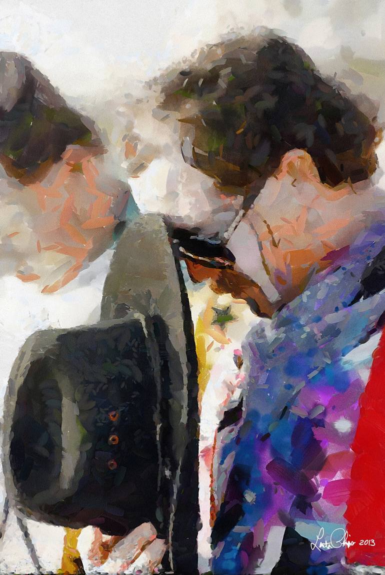 A Clown's Prayer Painting by Lester Phipps | Saatchi Art