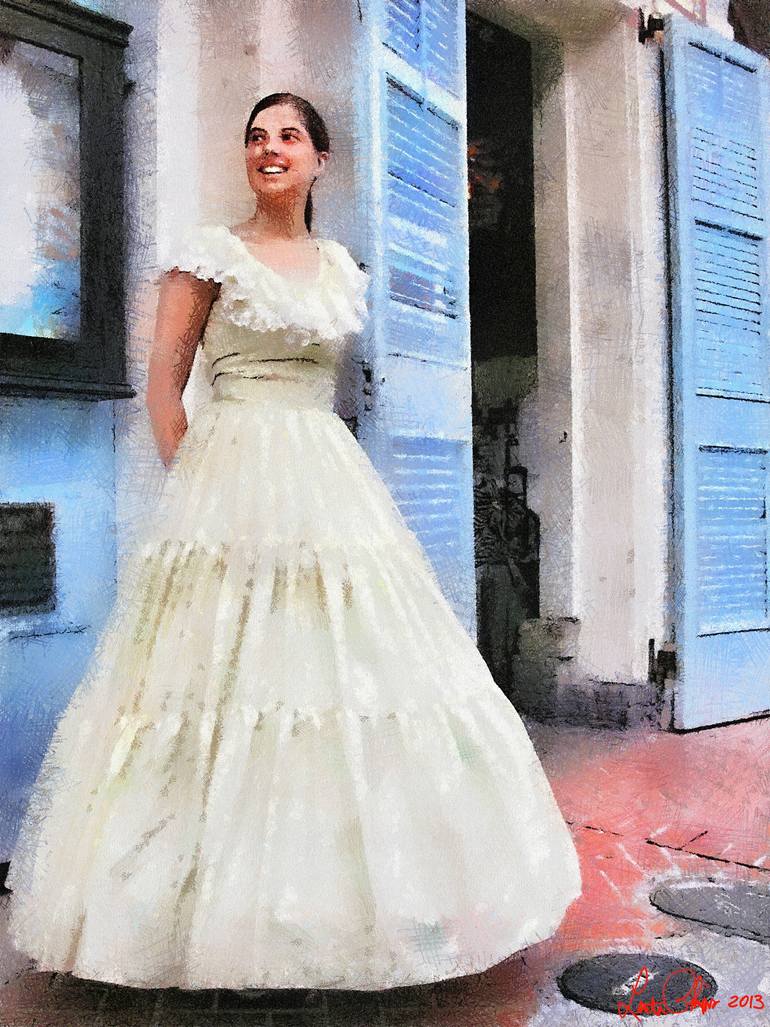 Belle Of New Orleans Drawing by Lester Phipps | Saatchi Art