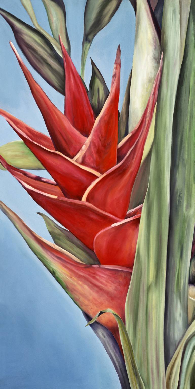 Red Ginger Painting by Judith Moore | Saatchi Art