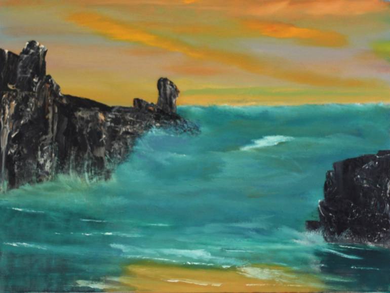 Bay of Fundy Painting by David Snider | Saatchi Art