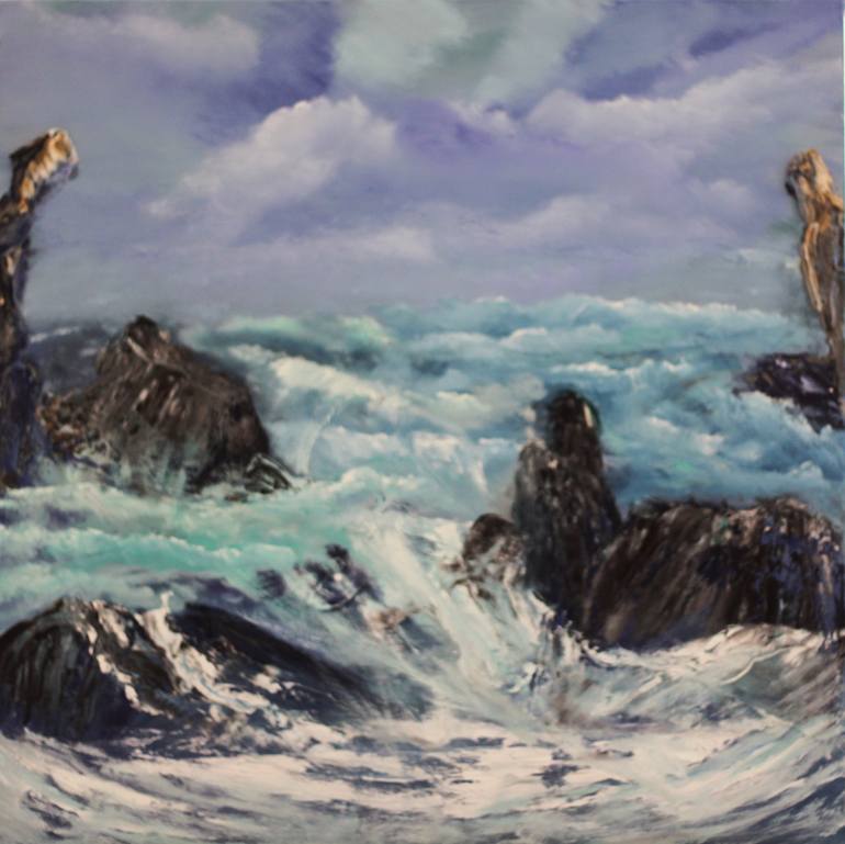 Waiting for the Storm Painting by David Snider | Saatchi Art