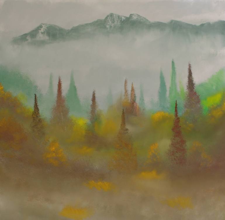 Through the Vale Painting by David Snider | Saatchi Art