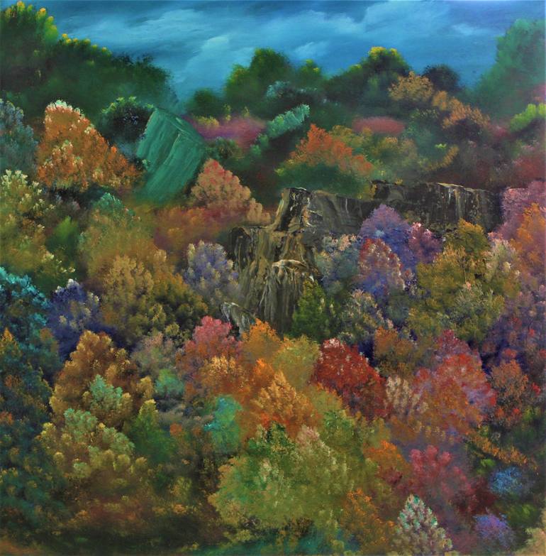 Forest Intimations Painting by David Snider | Saatchi Art