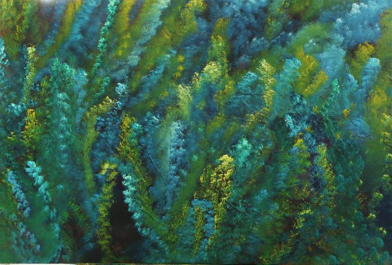Winding Vines Painting by David Snider | Saatchi Art