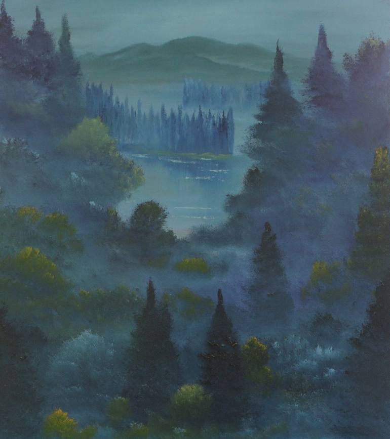 Cool in the Valley Painting by David Snider | Saatchi Art