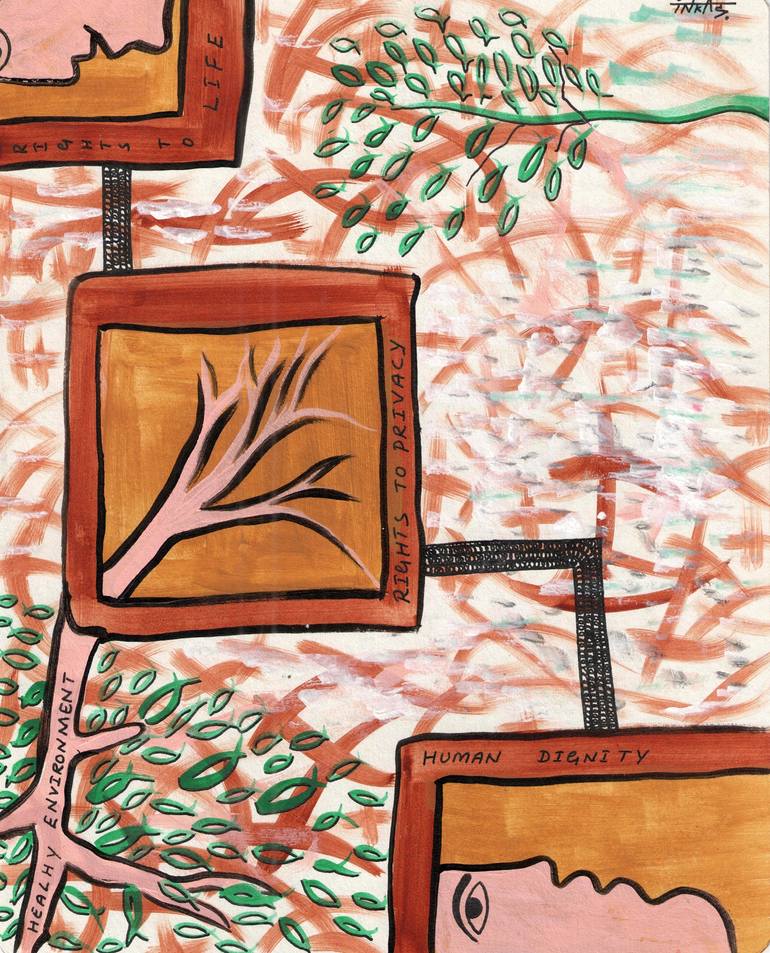 Human Rights( Human dignity) Painting by Inkas Arts | Saatchi Art