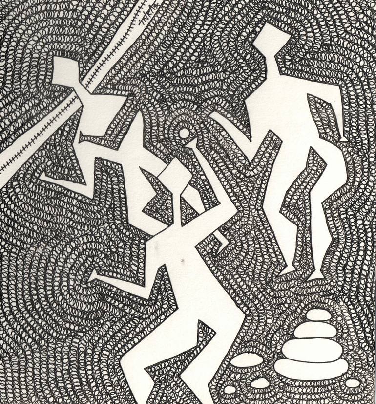 Lagori-9 Drawing by Shanmukha Inkas | Saatchi Art