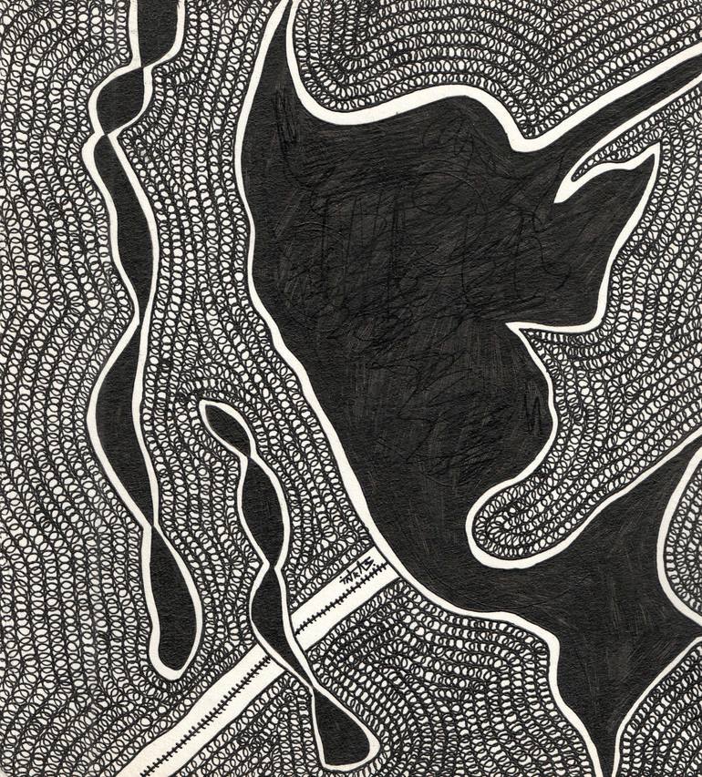 Flowing of ideas-25 Drawing by Inkas Arts | Saatchi Art