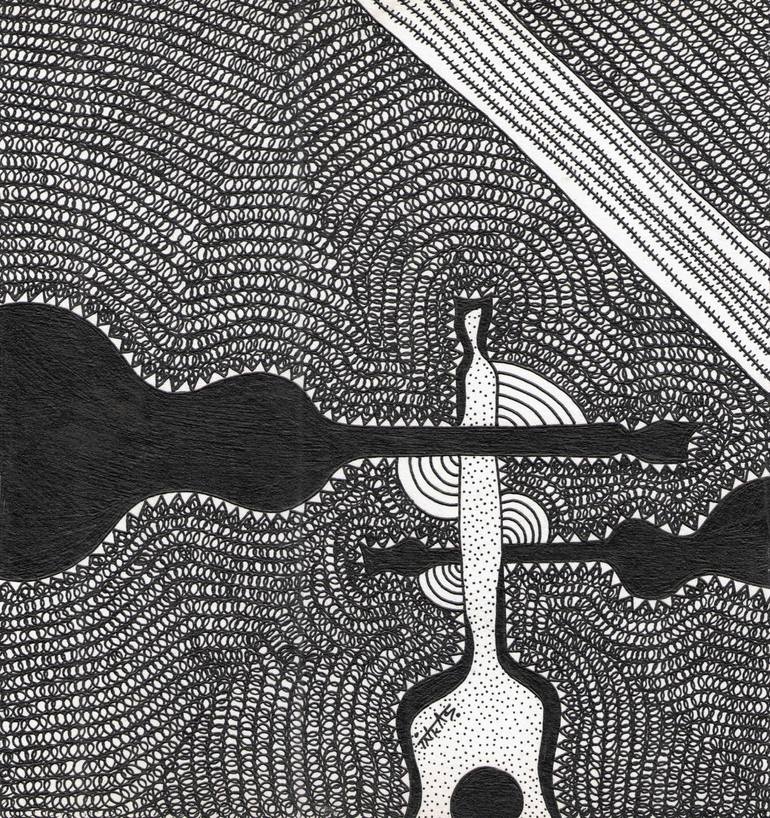 String - 58 Drawing by Inkas Arts | Saatchi Art
