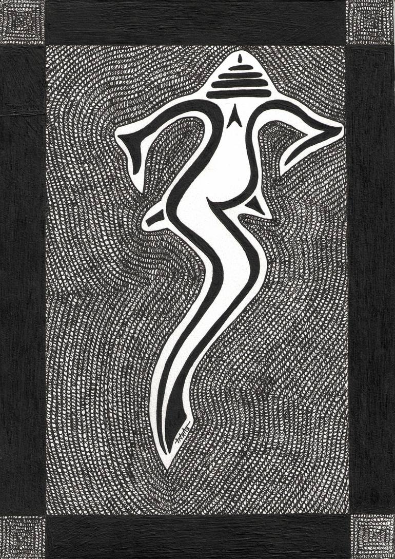 Sumukha-12 Drawing by Inkas Arts | Saatchi Art