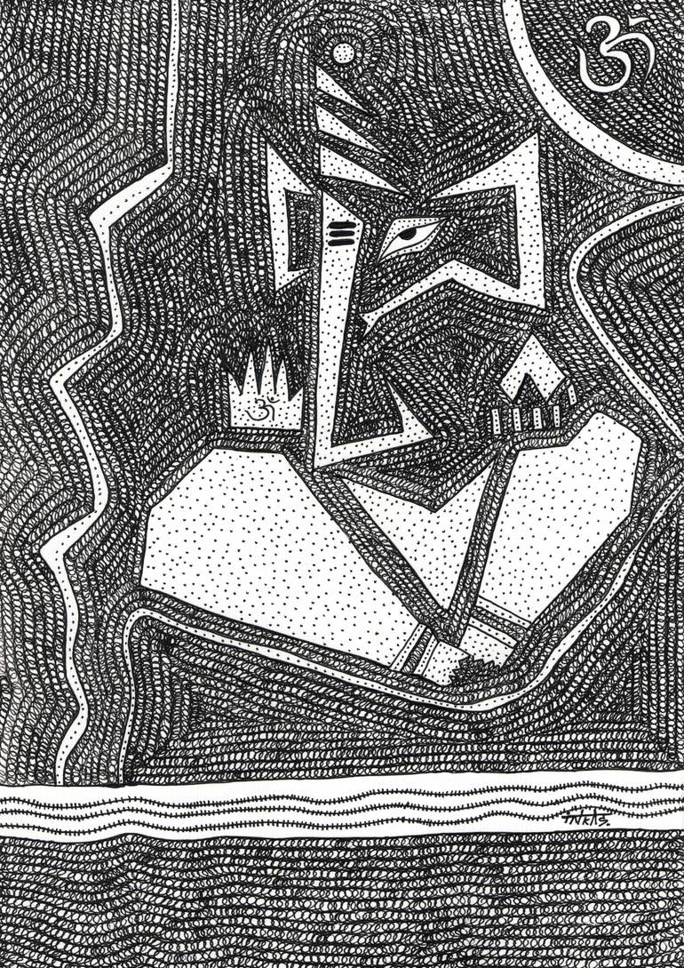 Sumukha-51 Drawing by Inkas Arts | Saatchi Art