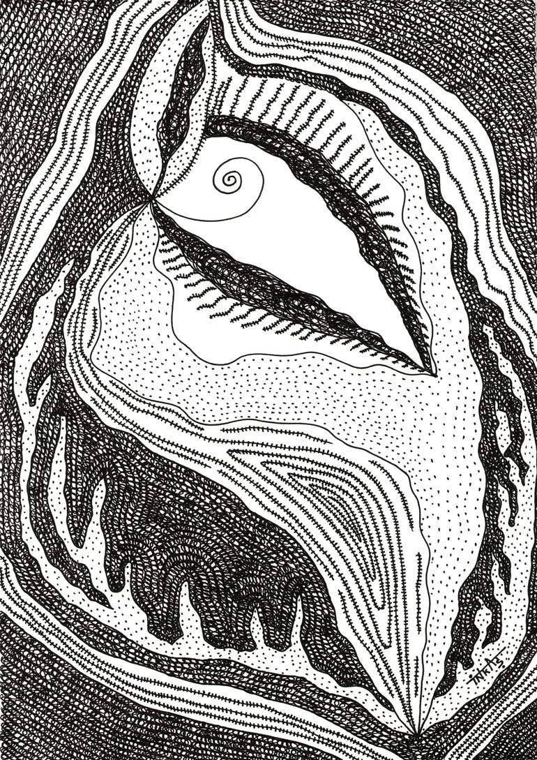 Eye Sense Drawing by Inkas Arts | Saatchi Art