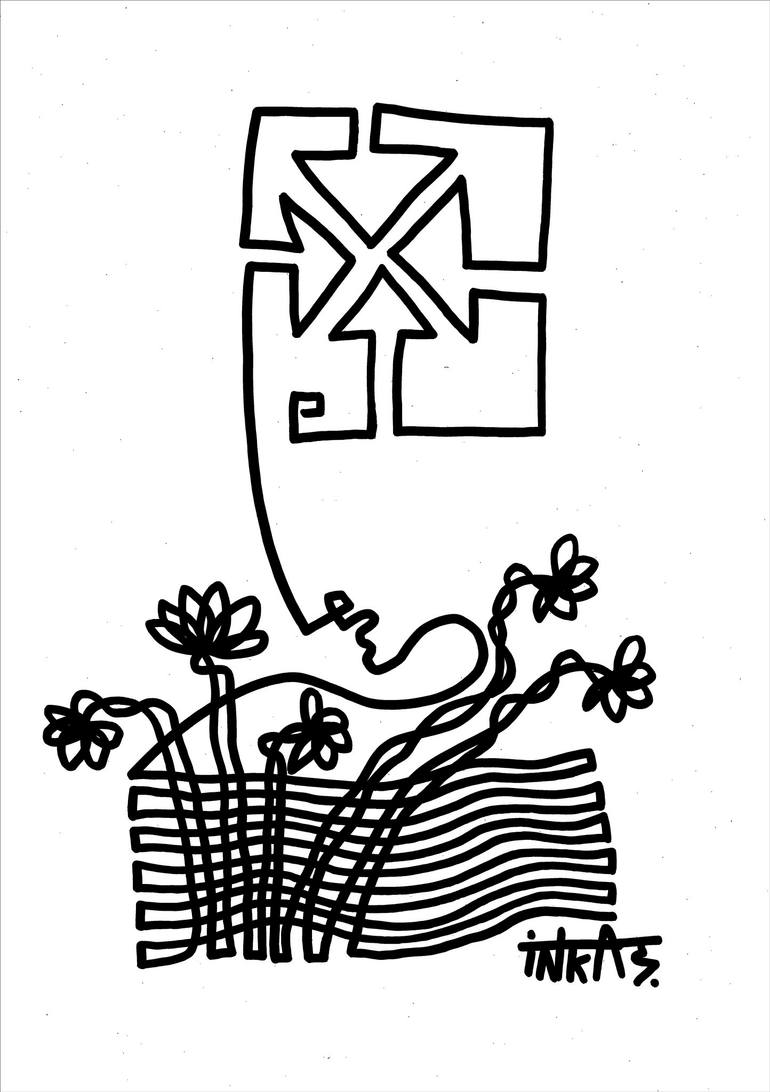 Positive vibes-82 Drawing by Shanmukha Kanchinakere Annegowda | Saatchi ...