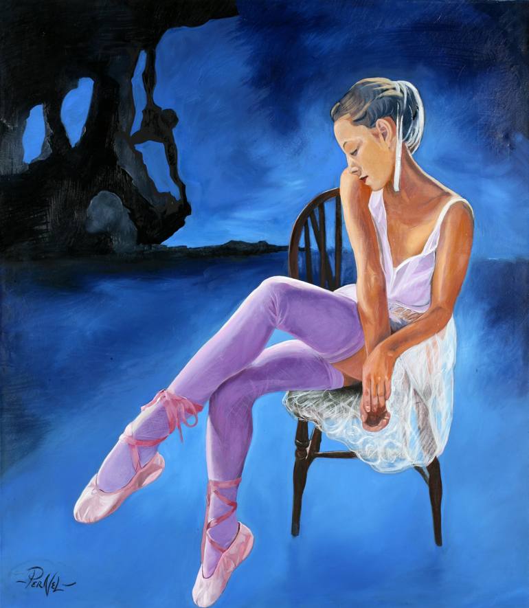 The ballerina Painting by Stuart Perry | Saatchi Art