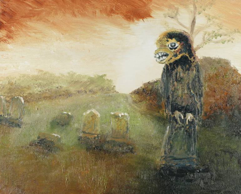 As far back as his Grandmother Painting by Ally Morton | Saatchi Art