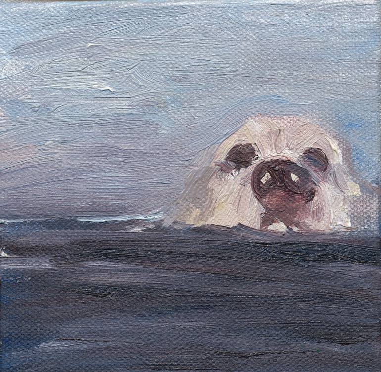 Keep your head above the water Painting by Ally Morton | Saatchi Art