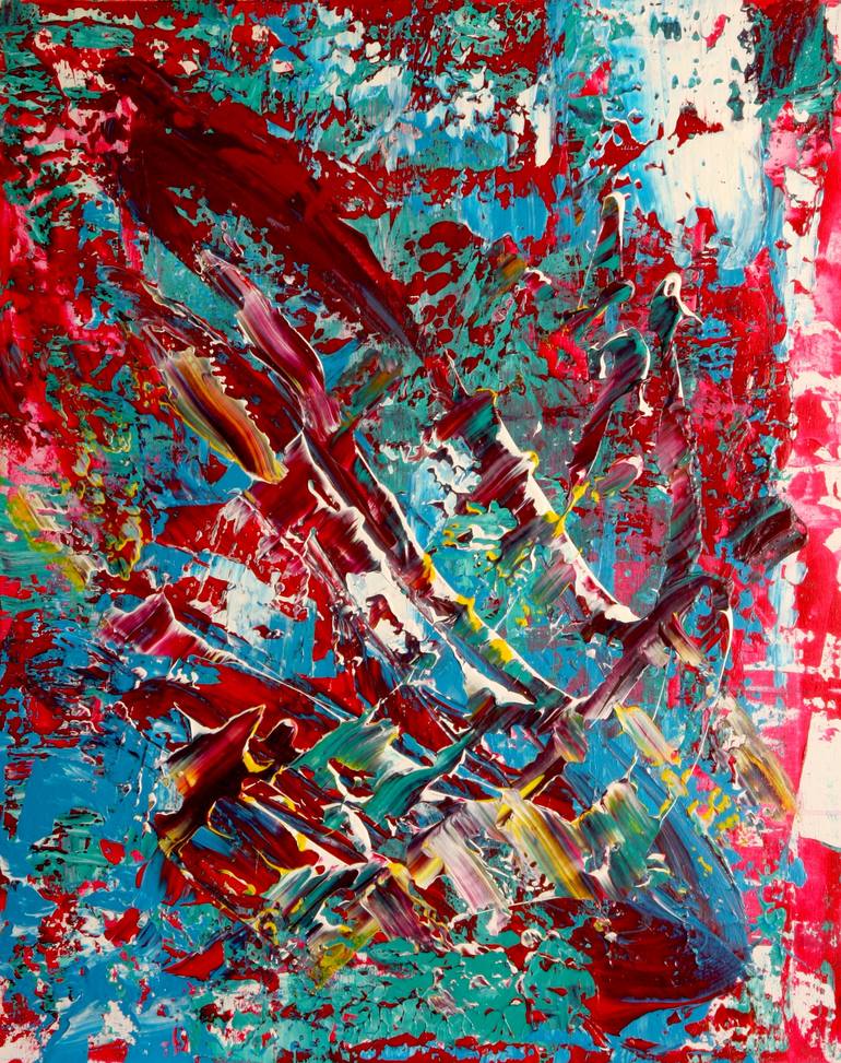 abstract N°2475 Painting by Jacek Zajac | Saatchi Art