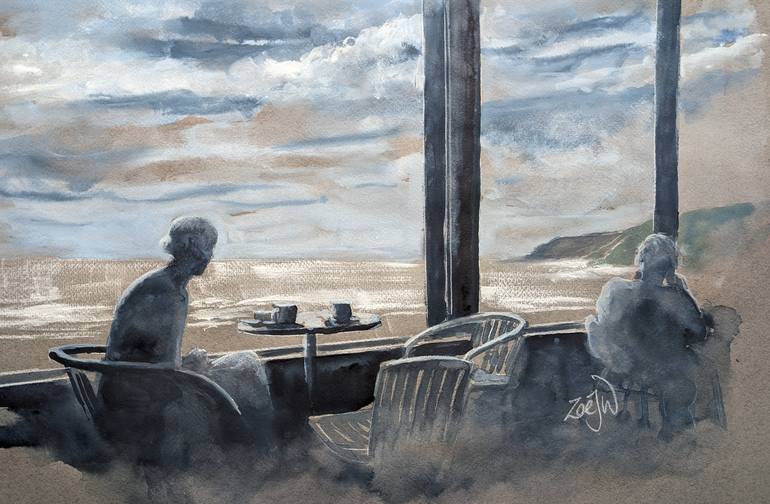 Gazing Upon Gower: Moments Along the Beach Painting by Zoe James ...