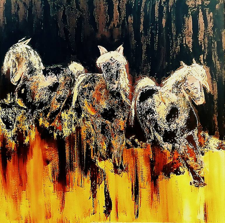 the RUN Painting by stephanie amos | Saatchi Art